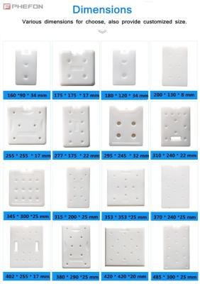 China HDPE Eutectic Plates PCM Ice Packs OEM/ODM Support and Customizable Design for sale