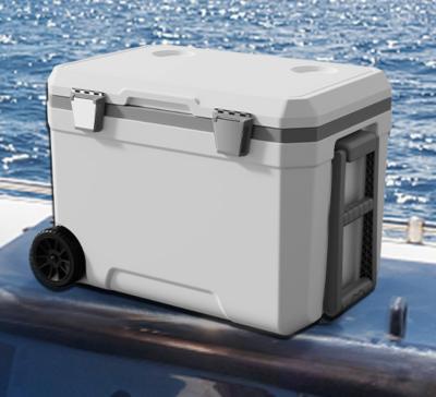 China 45L Camping Cooler Box with Reinforced Handle for Medical Fishing Car Use for sale