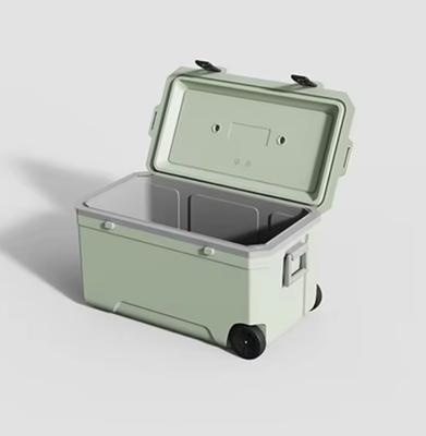 China 120L Plastic Ice Fishing Cooler Box with 48h Cold Storage for sale