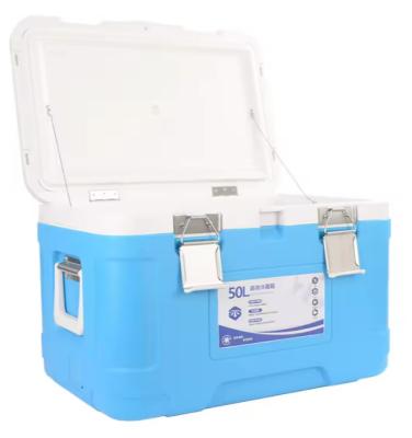 China Caixa de arrefecimento de plástico rígido de grande capacidade para acampar ao ar livre e armazenar alimentos à venda