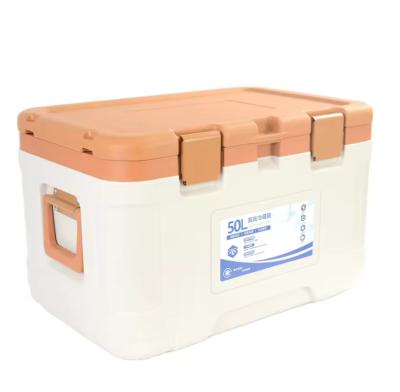 China Geladeira grande rotomoldada 50L para churrasco ao ar livre, isolamento, camping, pesca, caixa térmica portátil à venda