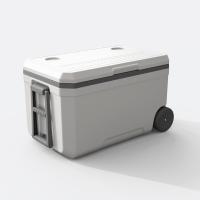 China Phefon 70L Ice Cooler Box With Wheels Support Customize Logo for sale