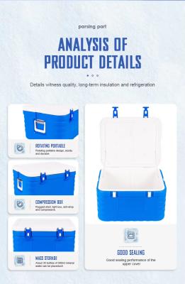 Chine Glacière isotherme portable avec affichage de la température pour le stockage des aliments, le camping, les barbecues et les pique-niques à vendre