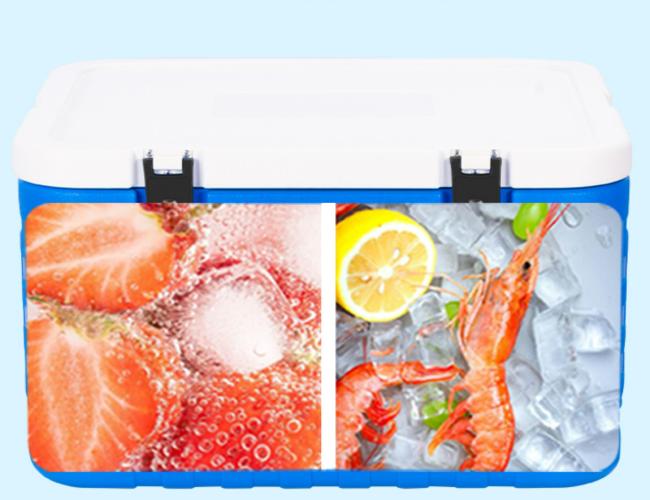 Phefon insulated ice cooler box side view
