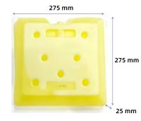 China Customizable Durable PCM Ice Pack with Various Sizes and 2-8C 15-25C Temperature Range for sale