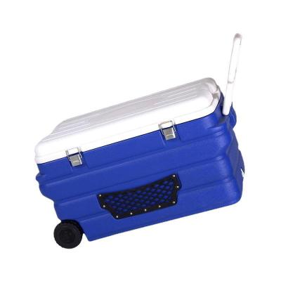China 90L Capacity Cold Chain Box with PE / PU / PP Material and Side Handles for Easy Transport for sale