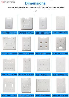 China Leakproof Customizable Mold PCM Ice Pack with -25°C to +25°C Temperature Range for Reliable Cooling for sale