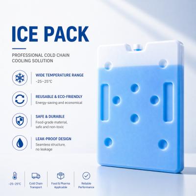 China Leak Proof PCM Ice Packs Phase Change Material PCM Sustainable Thermal Management Solution for Perishable Goods Delivery for sale