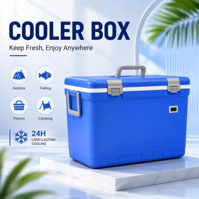 China Cooler Box Ideal for Camping Fishing and Beach Trips Outdoor Portable Insulated Cooler Lightweight Durable Design for sale