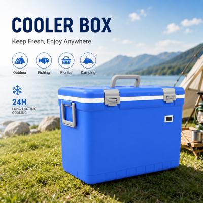 China Camping Ice Cooler Box Offering Optional Temperature Control and Insulation Performance Maintains Temperature 24h for Outdoor for sale