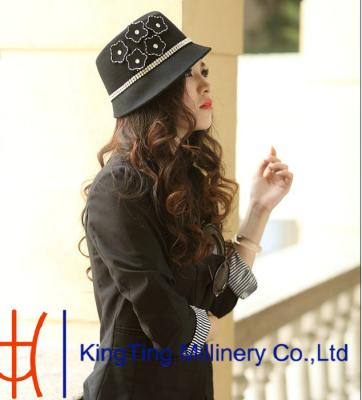China 2015 New Style 100% Wool Felt Ladies Hats ZM - 0005 for sale