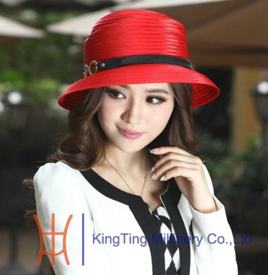 Cina Cappelli del nastro del raso amichevole eco- inverno/di autunno con il bordo nero, su misura in vendita