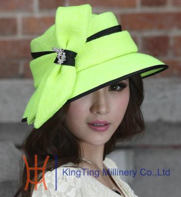 China Inverno das mulheres morno - mantendo a curva elegante dos chapéus da igreja com cor de lã, fresca grossa à venda