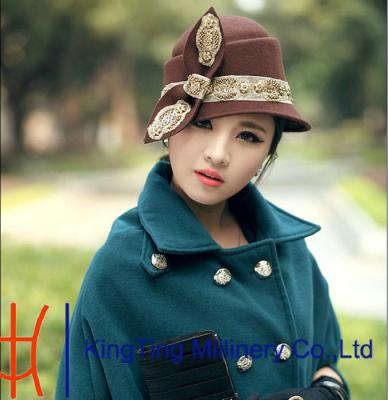 China Ladies Wool Felt Hats for sale