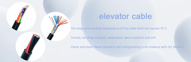 Elevator Round Cable PVC Insulation Jacket Soft Wire