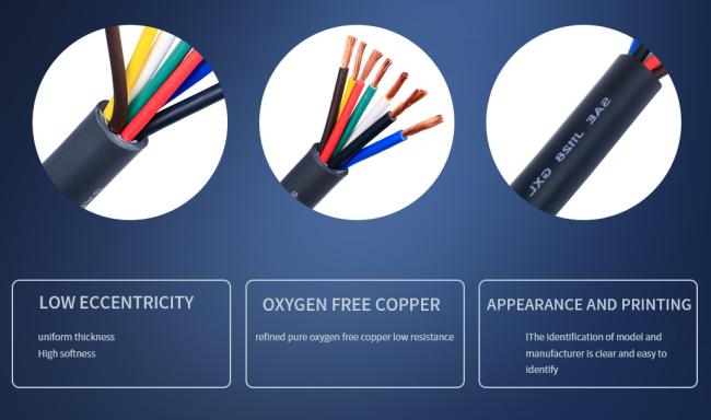 8-20AWG Gxl Flexible PVC Wire Cable Internal Powerline Wiring Cabe in Automobile