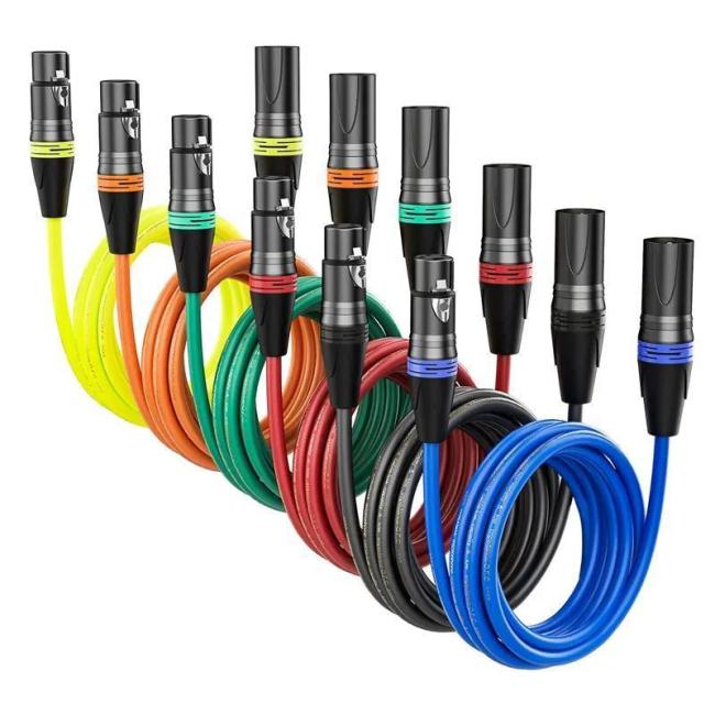 Customized 3 Pin 50FT Audio XLR Microphone Male to Female XLR Cable