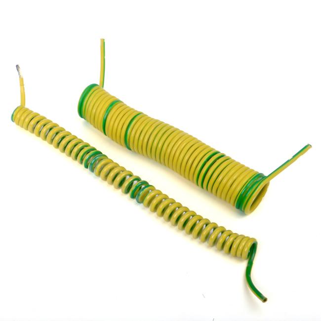XLPE Insulated Sheath Spring Electric TPU Coiled Cable for Installation Equipment