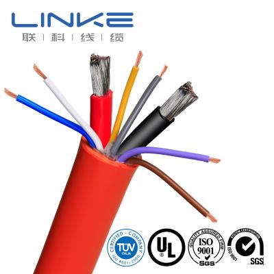 China Customization 16 AWG 1 Pair Solid New energy  Cable with PVC Foil Shield and PVC Jacket EV Charger Cable for sale