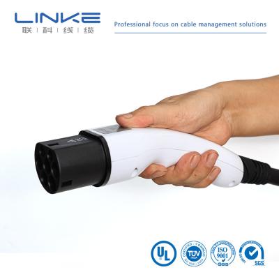 중국 은색 구리 전기 차량 충전 EV 충전 케이블 AC 32A 7kw 16A 3.5kw 판매용