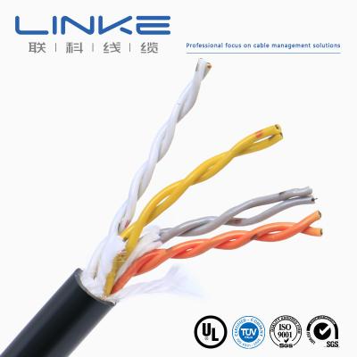 China Customized Shielded Data Cable CAT6 FTP with Flame Retardant LSZH Sheath for High-Speed Data Transmission for sale