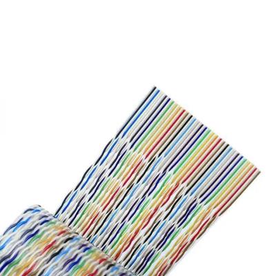China Medical Biocompatible PVC Flat Ribbon Cable UL1185 with Shielded Tinned Copper Round Wire for sale