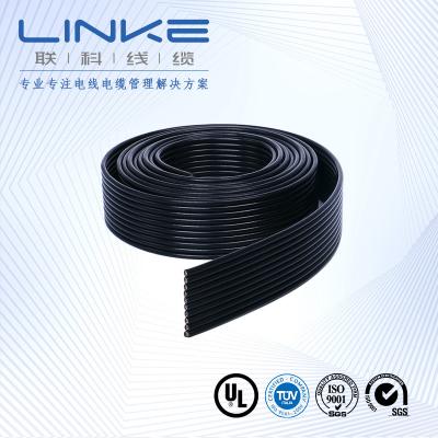 Cable a nastro piatto bicompatibile per uso medico con giacca in PVC in rame scudo