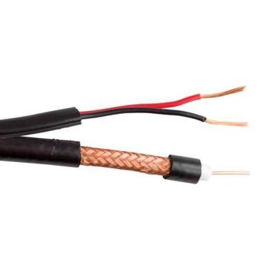 China Round Wire CCTV Camera Cable Rg59 2c Power OEM Rj59 Coaxial Cable for Security System for sale
