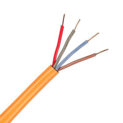 China Fire Resistance Cable 14AWG Bare Stranded Tinned Copper Fire Alarm Cable for Security for sale