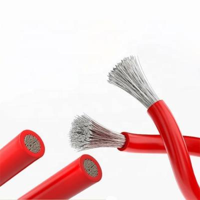 중국 휘어진 와이어 매우 유연 24AWG 캔 구리 코팅 실리콘 고무 단열 전기 케이블 판매용