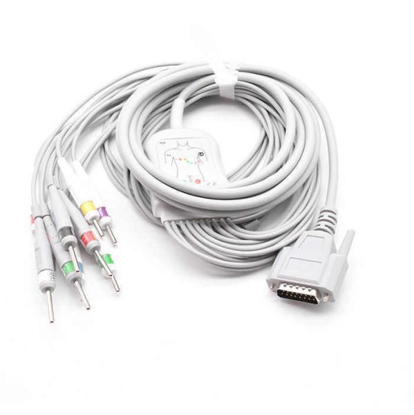 Quality Tinned Copper ECG Cable Assemble for Customized Request Medical Equipment Cable for sale
