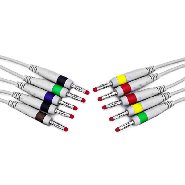 Quality Tinned Copper ECG Cable Assemble for Customized Request Medical Equipment Cable for sale