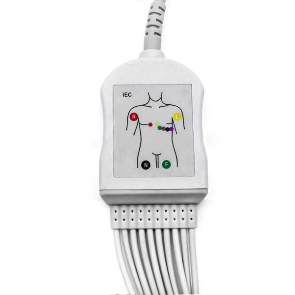Quality Tinned Copper ECG Cable Assemble for Customized Request Medical Equipment Cable for sale