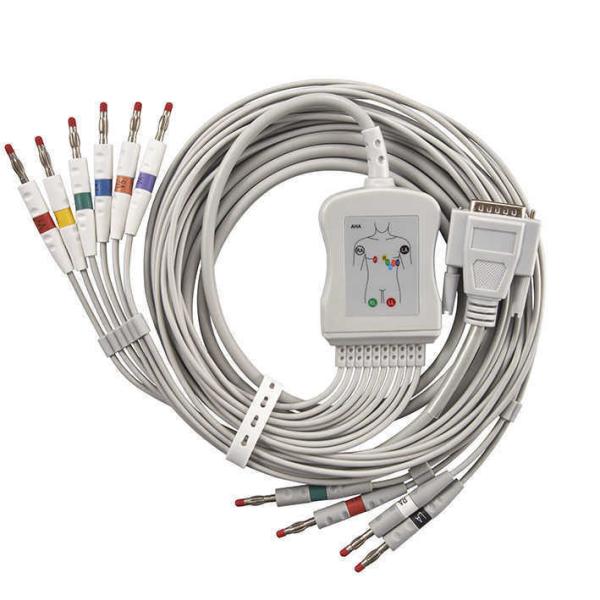 Quality Tens Electrodos ECG Cable With Customization Options TPU Sheath for sale