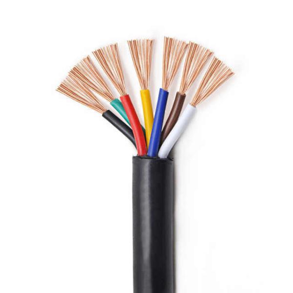 Quality Round Wire Material Shape Flexible Control Cable for Industrial Automation for sale