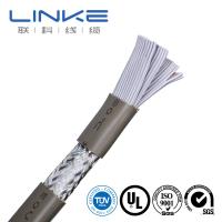 China 1000V 50 Cores Tinned Copper with Shield TPU Flat Cable Material Shape Flat Wire for sale
