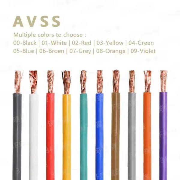 Quality Automotive Silicone Rubber Cable AVS AV Avf Avsf Avssf Avss Avssf Avssxf for sale