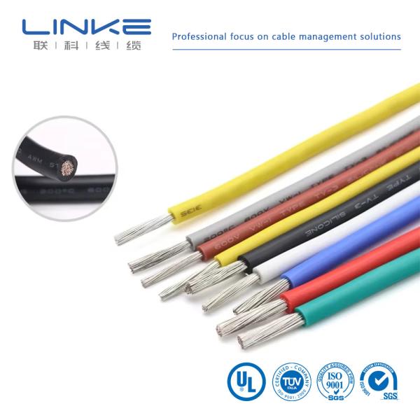 Quality UL3135 Silicone Rubber Wire 30 28 26 24 22 20 18 16 14 12 10 AWG Insulated Soft for sale