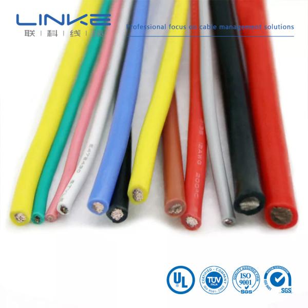 Quality UL3135 Silicone Rubber Wire 30 28 26 24 22 20 18 16 14 12 10 AWG Insulated Soft for sale