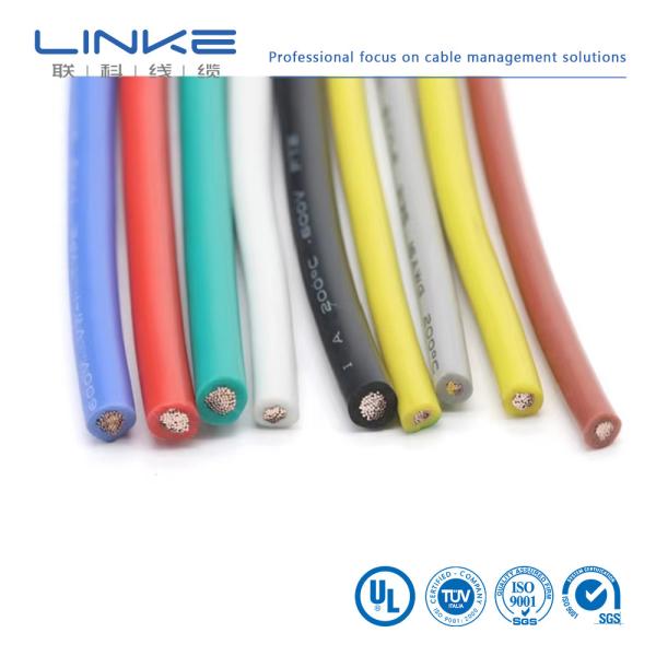 Quality UL3135 Silicone Rubber Wire 30 28 26 24 22 20 18 16 14 12 10 AWG Insulated Soft for sale