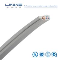 China UL1185 Flat Wire Gray PVC Parallel Cable With 10 Pin Flexible Flat Ribbon Shape for sale