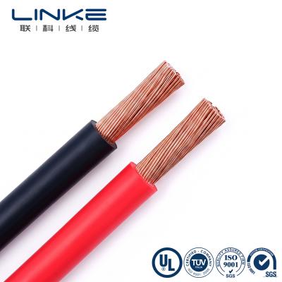 China 1AWG to 10AWG Flexible Silicone Power Cable with Tinned Copper Conductor and High Temperature Resistance (-70℃ to 350℃) for sale