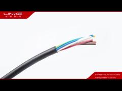 Flexible PVC  Round  Electrical Elevator Lift Cable with Knitting UV-Resistance Crane Cable