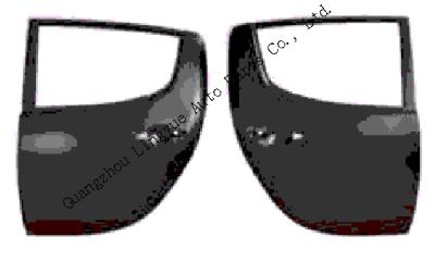 China Black Color Mitsubishi Triton Parts / Vehicle Rear Door 2012 Model Compatible for sale