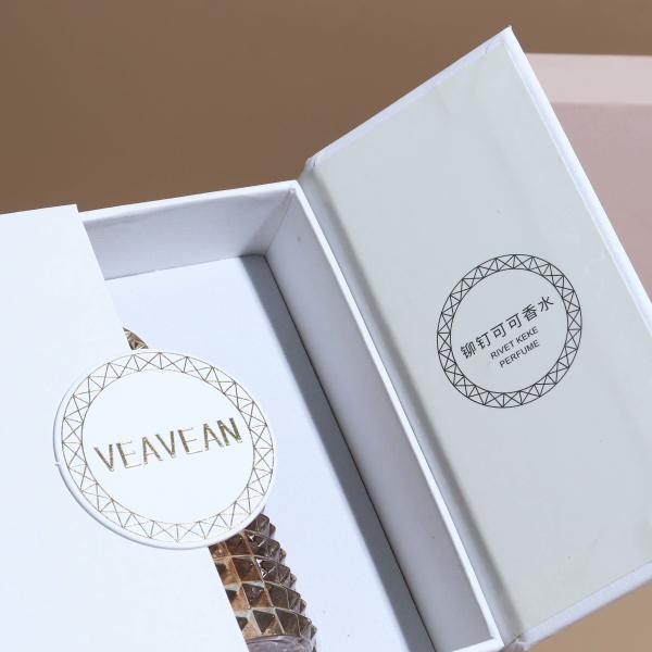 Quality Custom Logo White Luxury Perfume Gift Box with Leak-proof Sealing and Biodegrada for sale