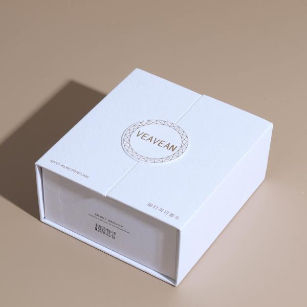 Quality Custom Logo White Luxury Perfume Gift Box with Leak-proof Sealing and Biodegrada for sale