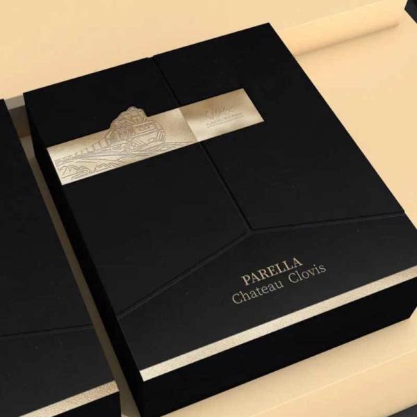 Quality Premium Luxury Wine Bottle Packaging Box With Ribbon And Inner Tray for sale
