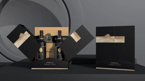Quality Premium Luxury Wine Bottle Packaging Box With Ribbon And Inner Tray for sale