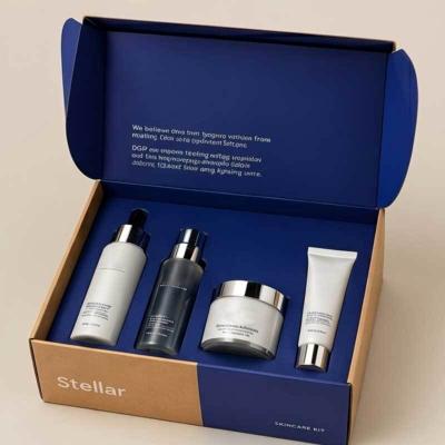 China Eco-Friendly Custom Corrugated Skincare Gift Box with Premium Material and Exquisite Workmanship for sale