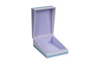China Delicate Durable Blue Leather Perfume Box for sale